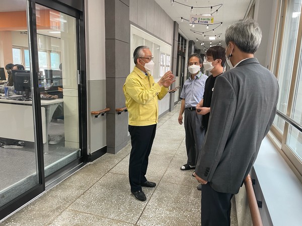 영덕교육지원청, 학교 방역수칙 이행 집중 점검