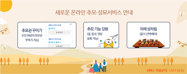 추모·성묘 안전하게 온라인서…나만 추모관 꾸미기