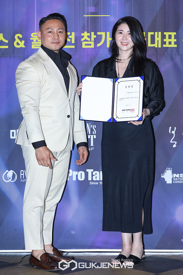 [GJ포토] 아시아모델협회 김경진 이사, 'WBFF KOREA 특별 심사위원 임명