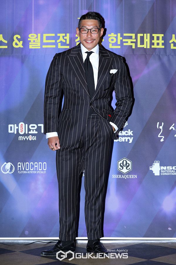 [GJ포토] 주경진, '야생마의 빡센 비주얼'(WBFF KOREA 쇼케이스)