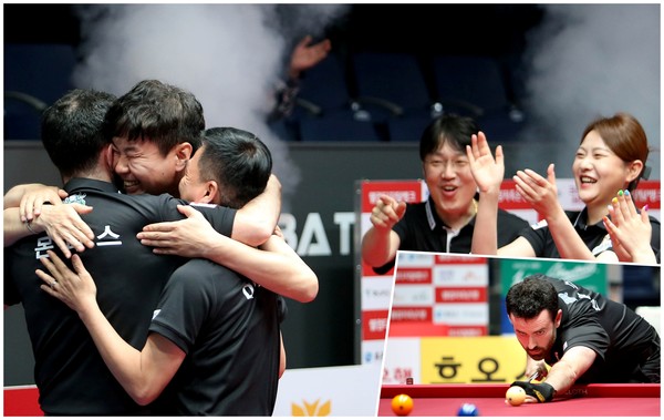 PBA팀리그, NH농협카드-크라운해태 2강체제 구축