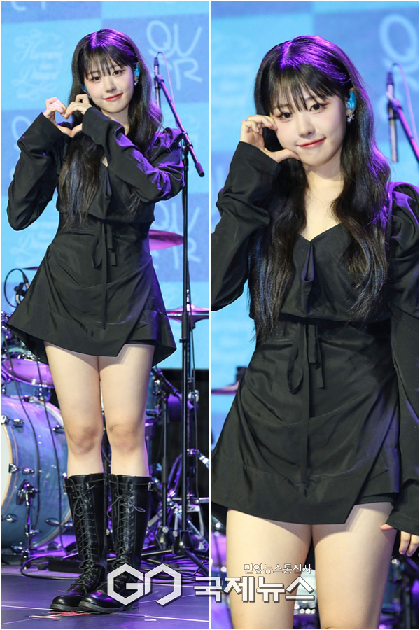 [GJ포토] 큐더블유이알 히나, '410만 틱톡커 요정'(QWER 쇼케이스)