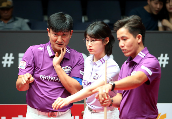 PBA 팀리그 4R, 9연승...배패를 잊은 'NH농협카드', '휴온스' 4연패 끊고 최하위 탈출 청신호