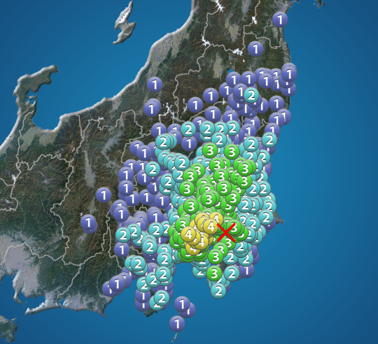 일본 도쿄만 지진 4.8규모 "쓰나미 우려" 없다