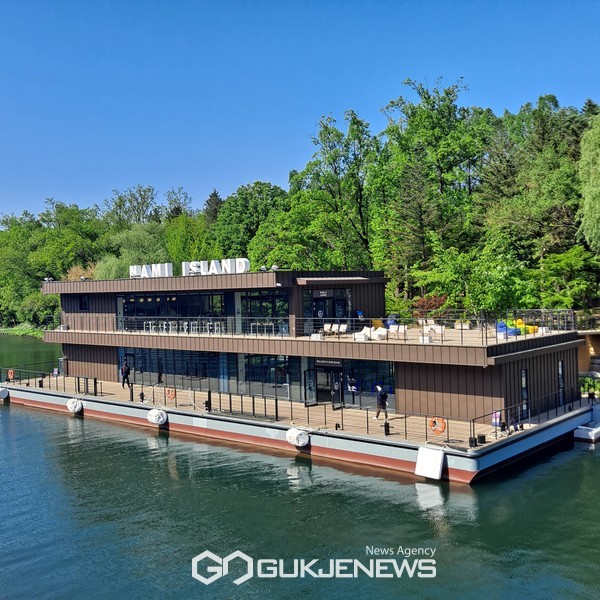 [포토] 남이섬, 크루즈 방문