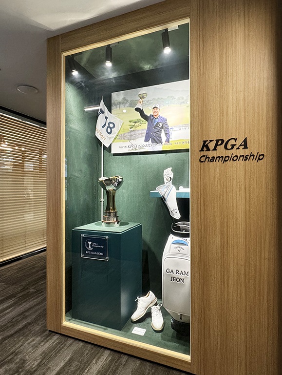 KPGA, '제67회 KPGA 선수권대회' 우승자 전가람 '영광의 순간' 공간 조성