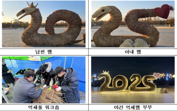 서울시, 시민 참여로 완성된 억새뱀 전시 & 겨울 별빛 정원 운영