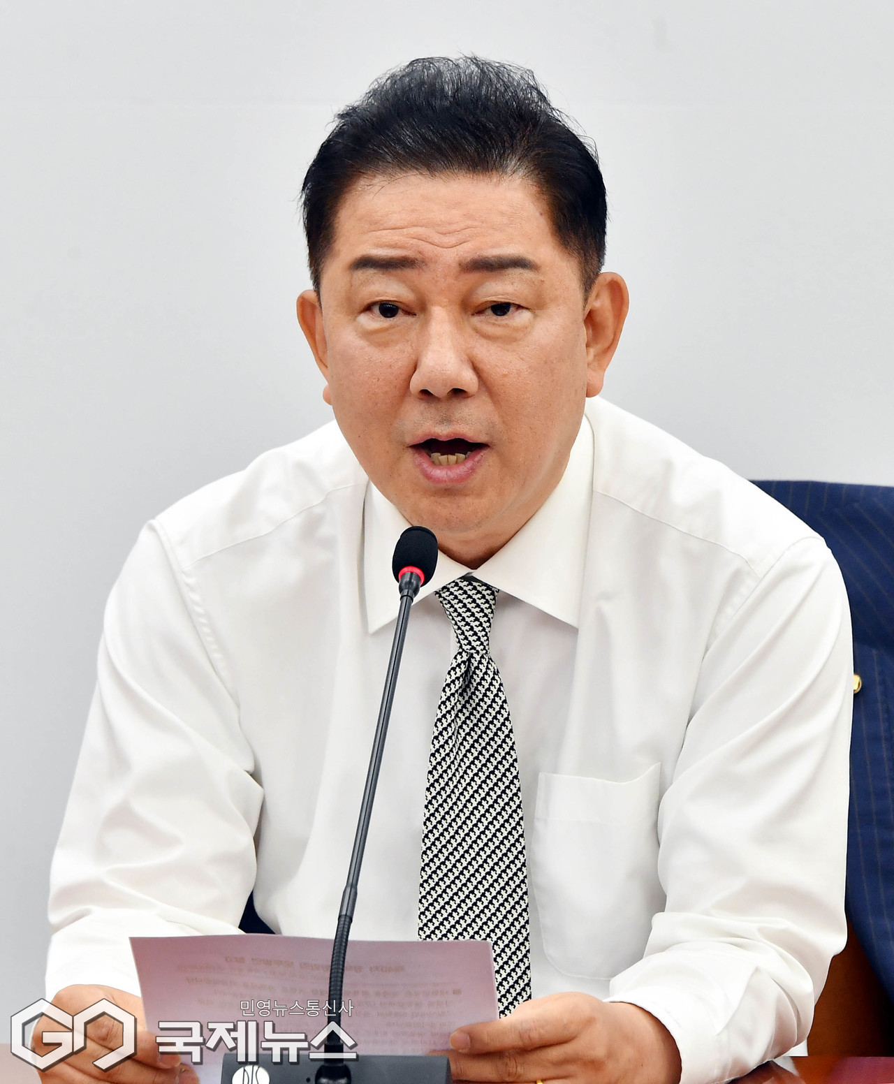 발언하는 김병기 당대표 직무대행