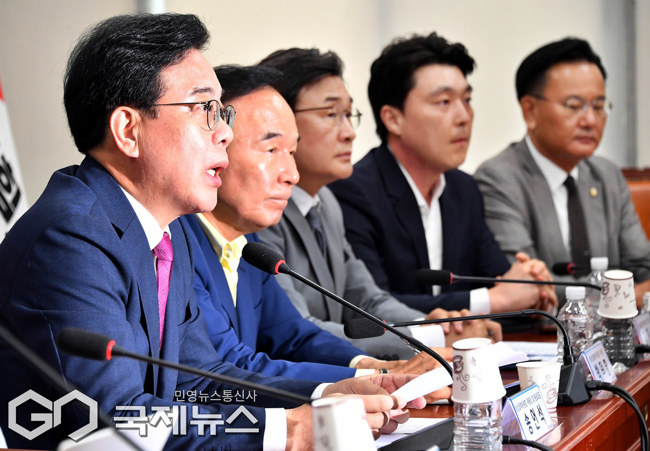발언하는 송언석 국민의힘 비상대책위원장 겸 원내대표
