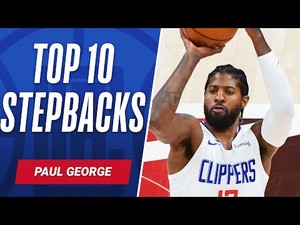 Top 10 Paul George 'Stop on a Dime' Stepbacks This Season!