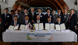 KOMERI-RISE-KETECH-KETI-KEIT, 국제공동연구+첨단기술 분야 협력 MOU 체결