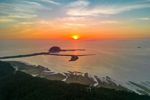 [포토] 하늘에서 바라본 '서해바다'의 아름다운 경관